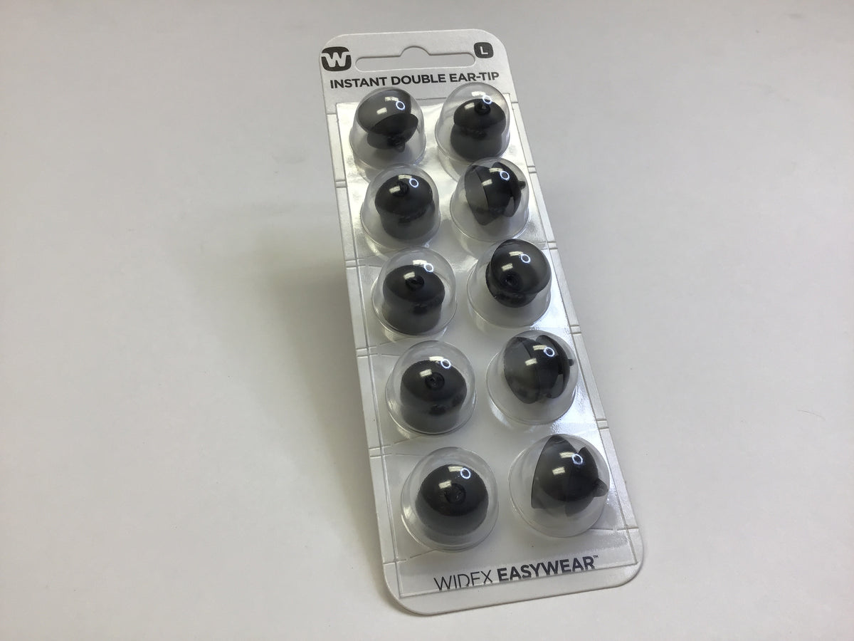 Widex Large instant double ear tip dome earbud – HEARITE Love Hearing!